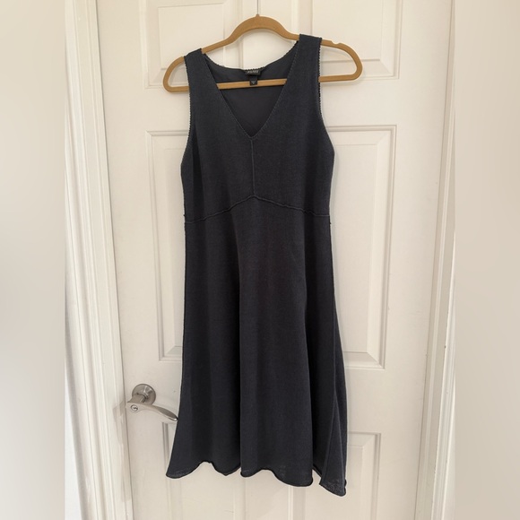 Eileen Fisher | Dresses | Eileen Fisher 0 Linen Sleeveless V Neck Aline ...
